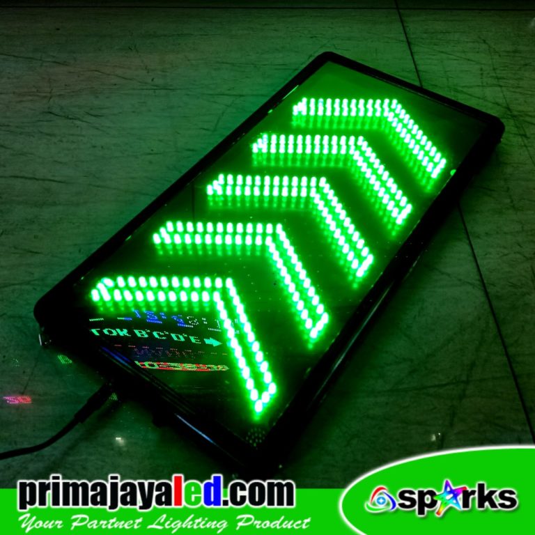 Green Sign Arrow LED • Prima Jaya LED