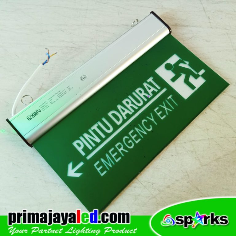 Sign Emergency Exit Pintu Darurat • Prima Jaya LED