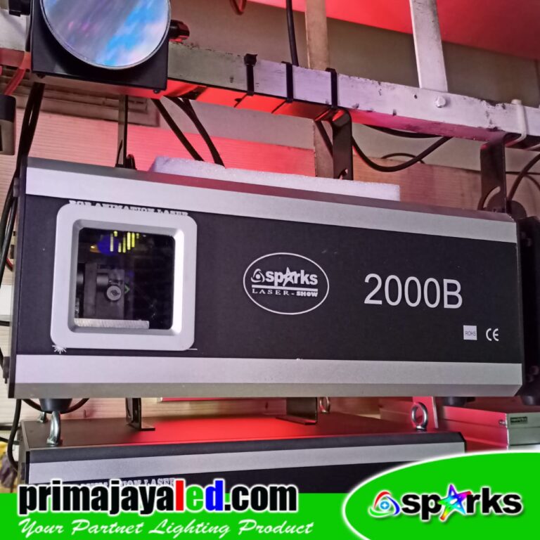 Laser Biru Panggung Stage Spark 2000 • Prima Jaya LED