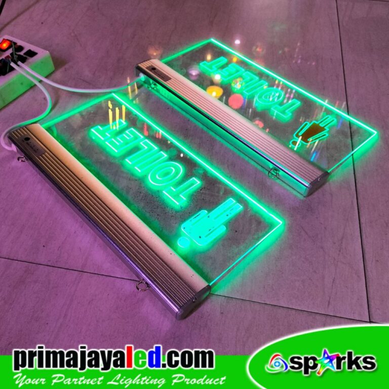 Lampu LED Toilet Sign Man Emergency • Prima Jaya LED