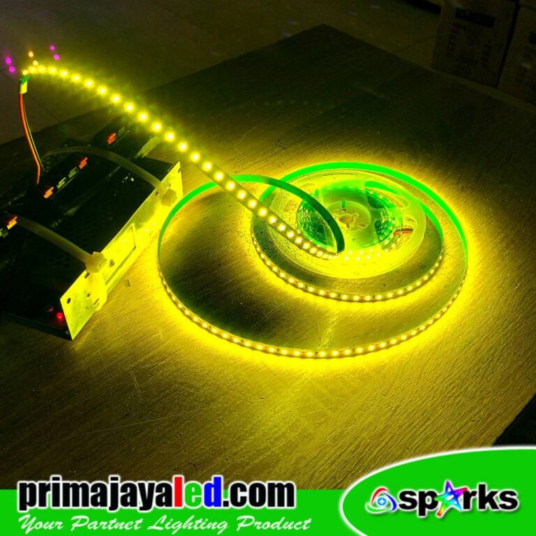 LED Flexible Strip Kuning Lemon 12V DC • Prima Jaya LED