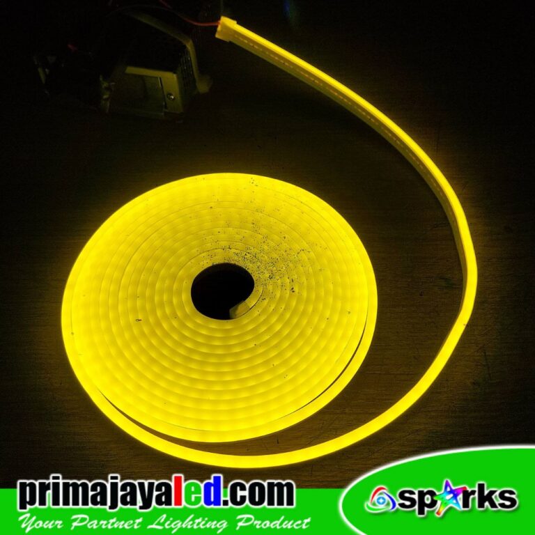 Lampu LED Neon Flex 12V Kuning Lemon • Prima Jaya LED